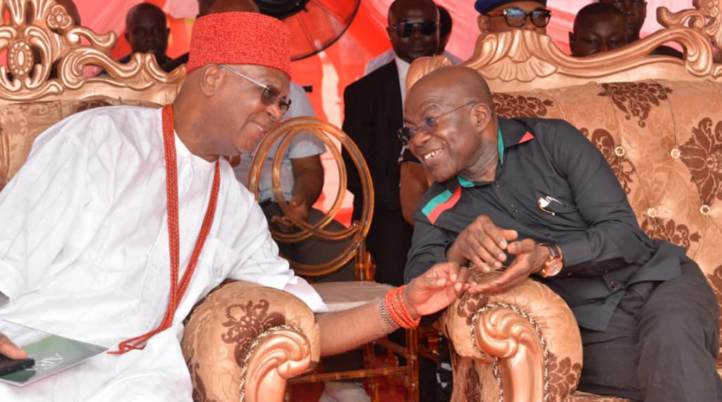 Governor Otti is God sent, Obi of Onitsha tells Abians. - Hanto Daily News